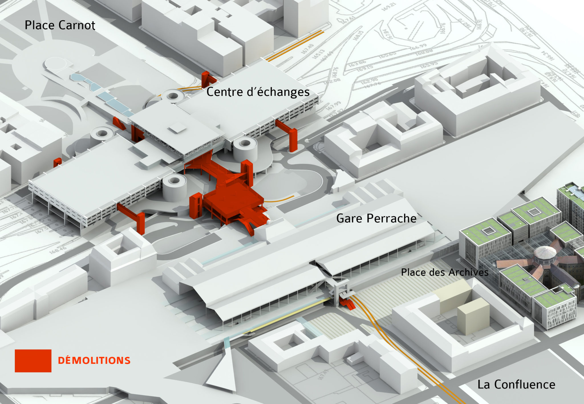 Atelier Ruelle - Lyon Pôle d'échanges multimodal Perrache