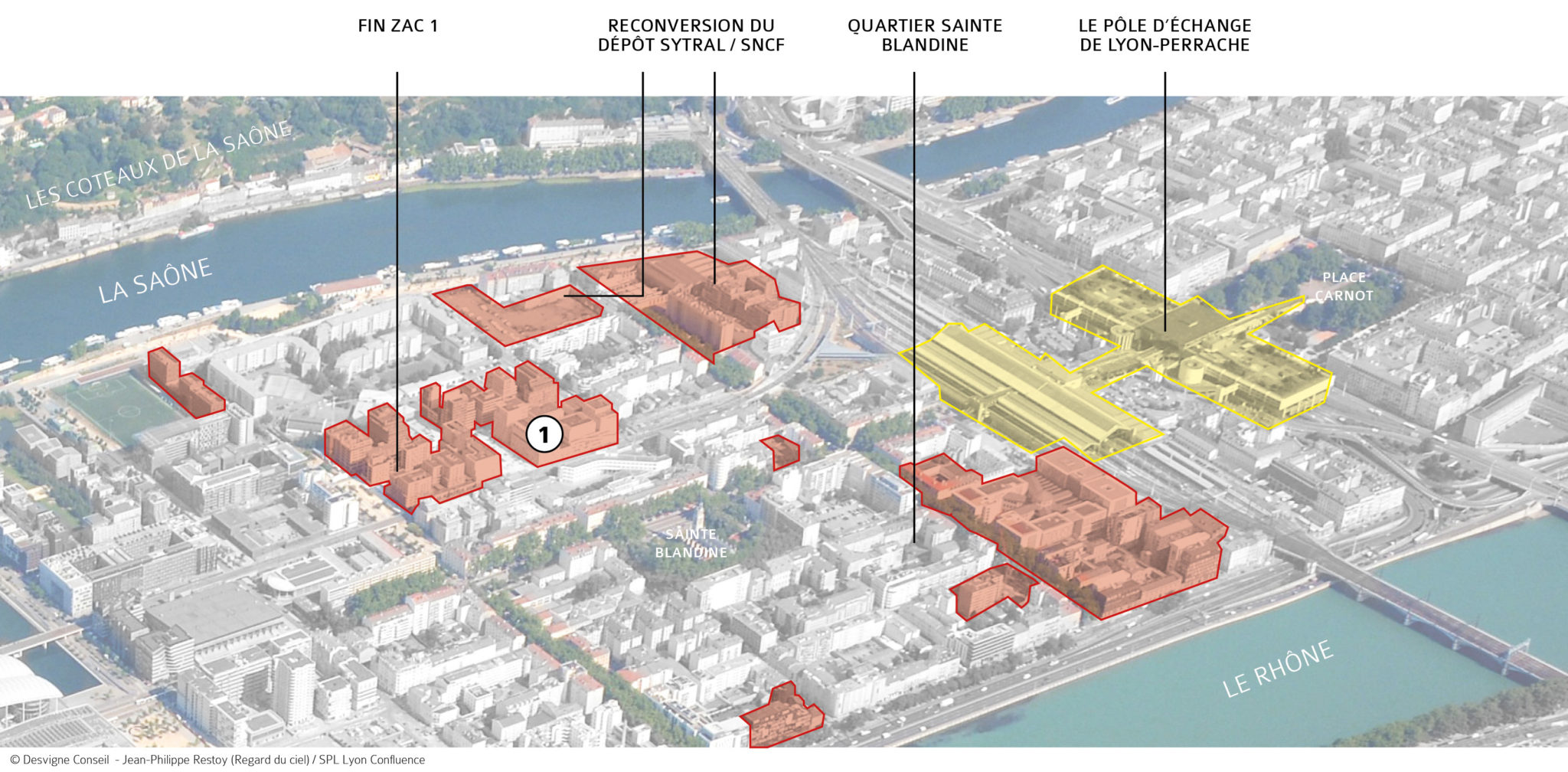 Atelier Ruelle - Lyon Confluence phase 1 projet urbain